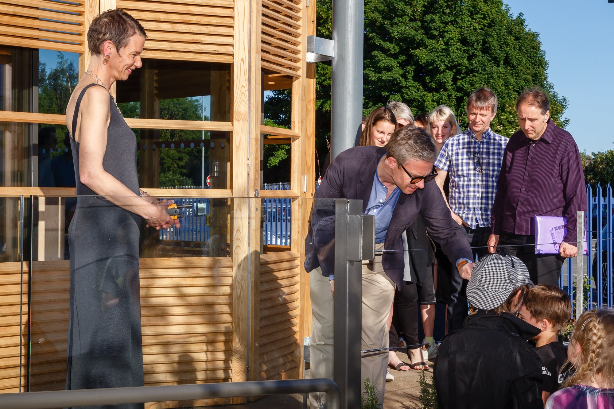 Martin Freeman visits the Depot - Carlotta Luke